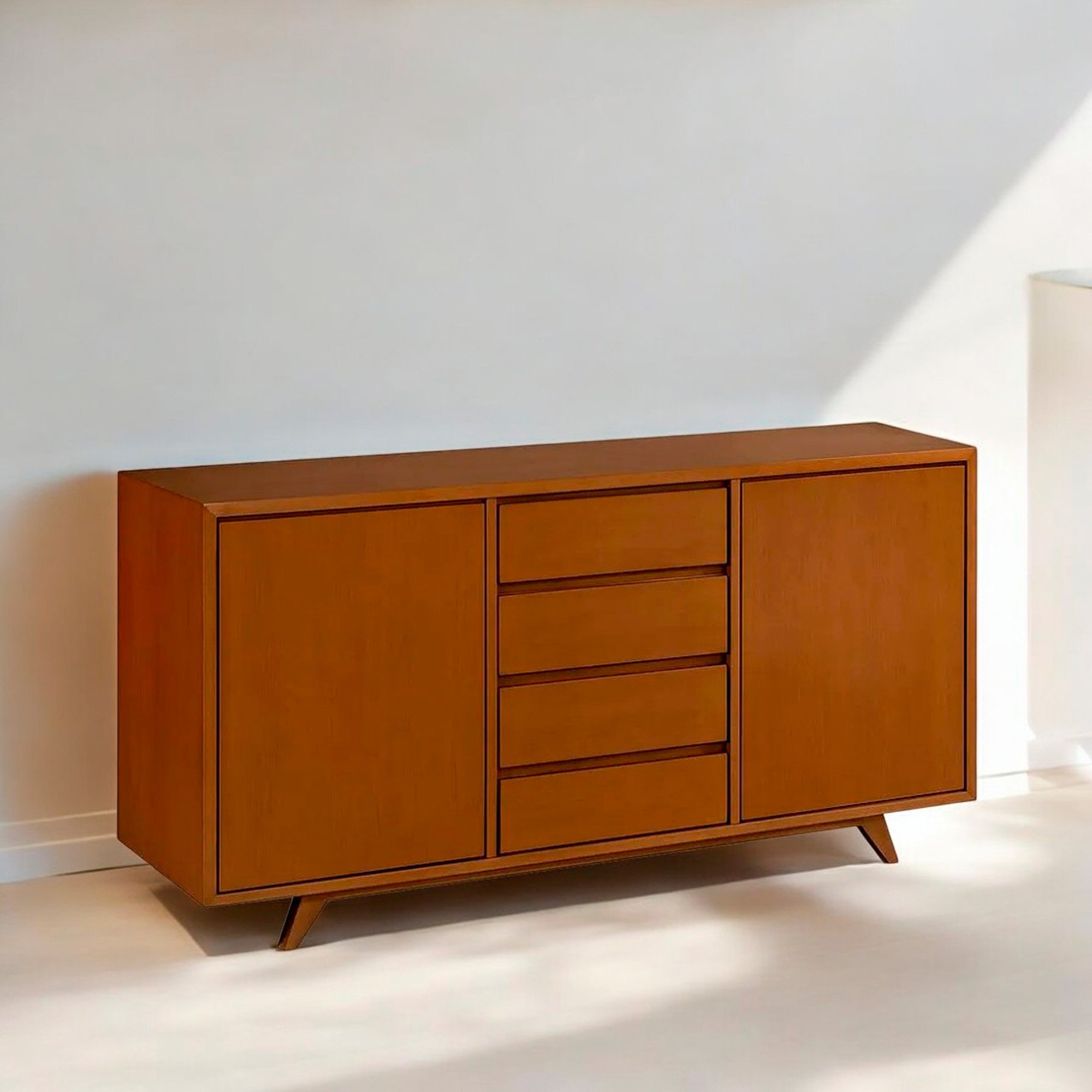 Balcão Buffet 2 Portas e 4 Gavetas Super Show 108cm – Elitto Design